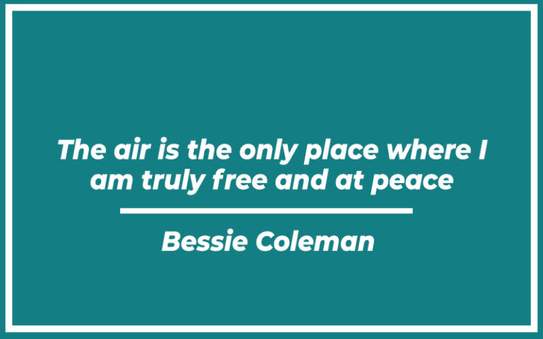 27 Top Bessie Coleman Quotes (with Explanation) - Life Success Journal