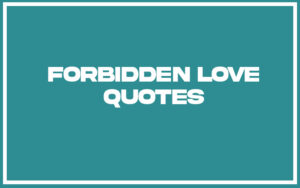 27 Top Forbidden Love Quotes (with Explanation) - Life Success Journal