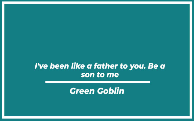 27 Top Green Goblin Quotes (with Explanation) - Life Success Journal