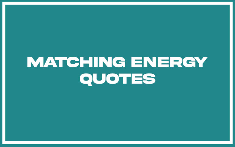 27 Top Matching Energy Quotes (with Explanation) - Life Success Journal