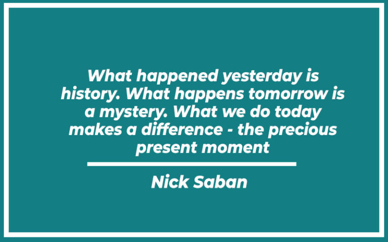 27 Top Nick Saban Quotes (with Explanation) - Life Success Journal