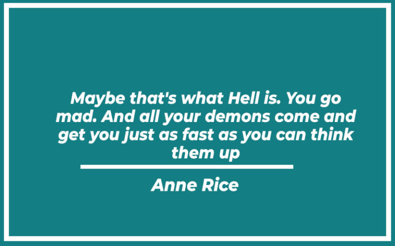 27 Top Demon Quotes (with Explanation) - Life Success Journal