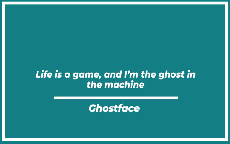 27 Top Ghostface Quotes (with Explanations) - Life Success Journal