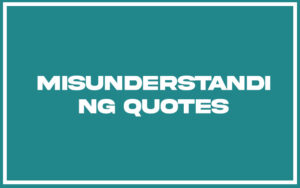 27 Top Misunderstanding Quotes (with Explanation) - Life Success Journal