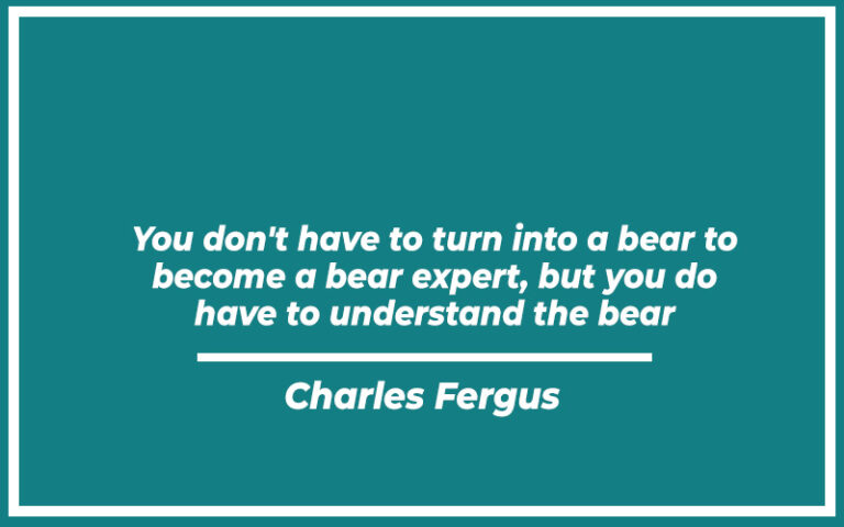 29 Top Bear Quotes (with Explanation) - Life Success Journal