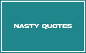 113 Best Nasty Quotes (with Explanation) - Life Success Journal